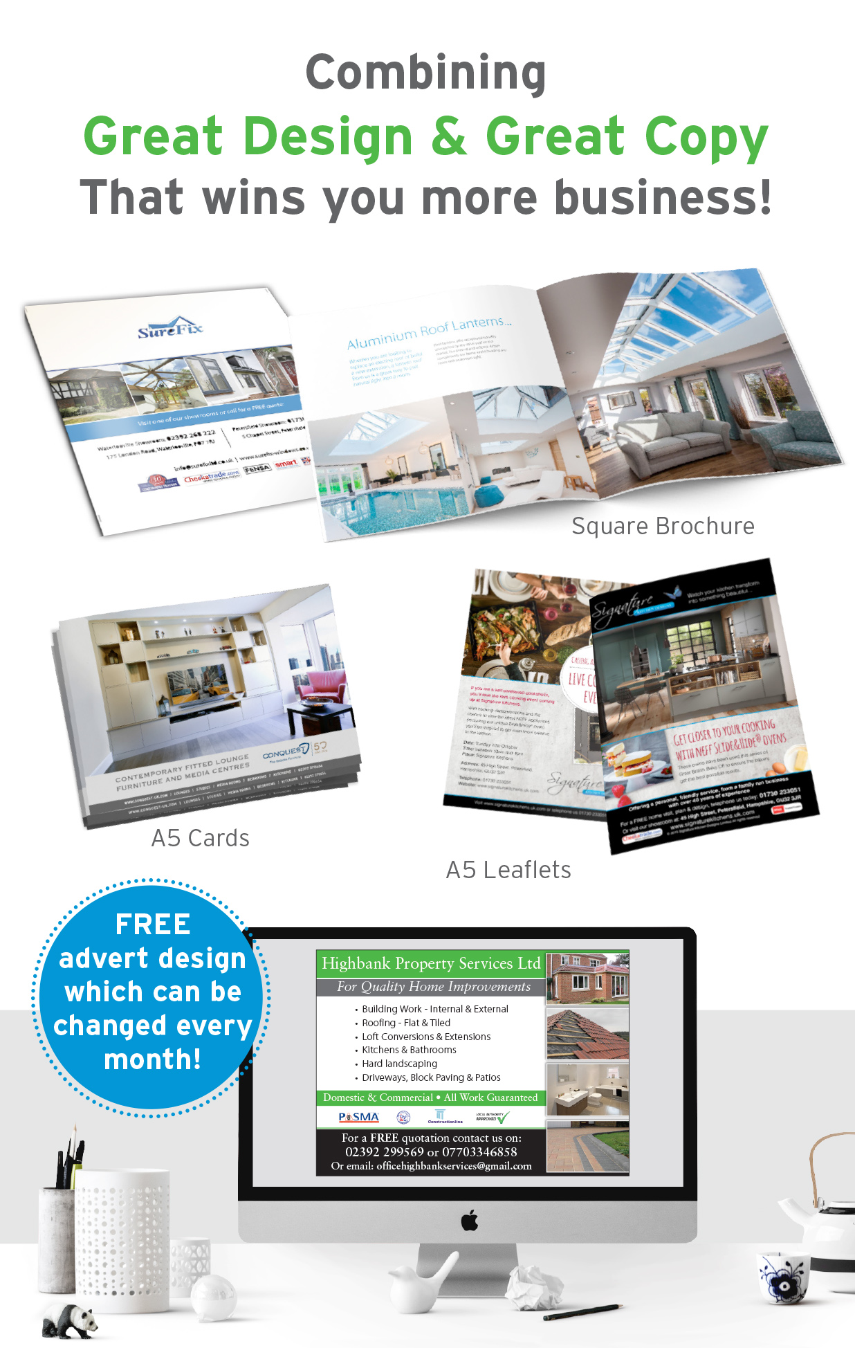 Advert, Brochure, & Graphic Design - The Directory Group