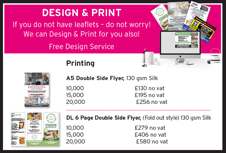 Leaflet Design, Print & Distribution Service - The Directory Group